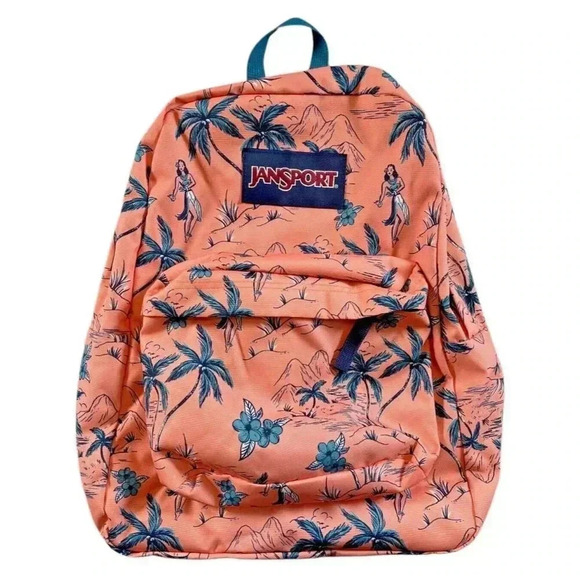 Jansport | Bags | Jansport Peach South Pacific Superbreak Backpack ...